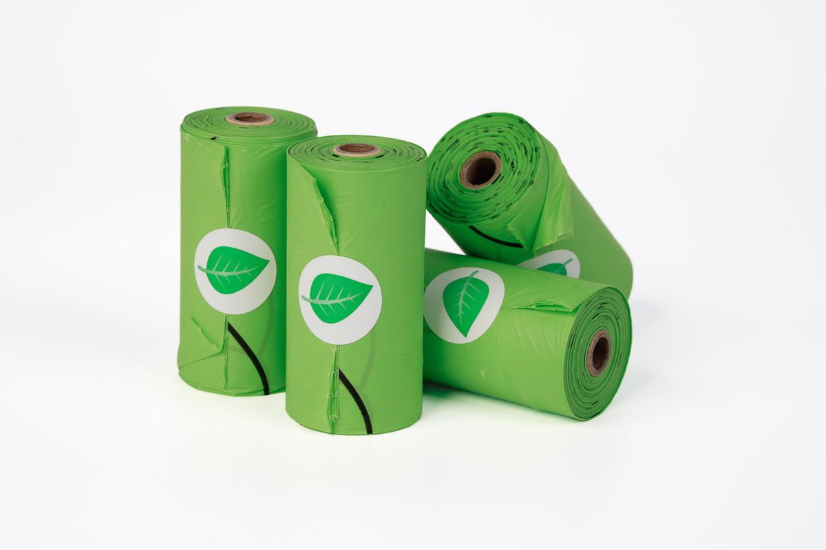 Compostable Cat Poop Bags (Set of 4) | Eco-Friendly | Best Fur Forward