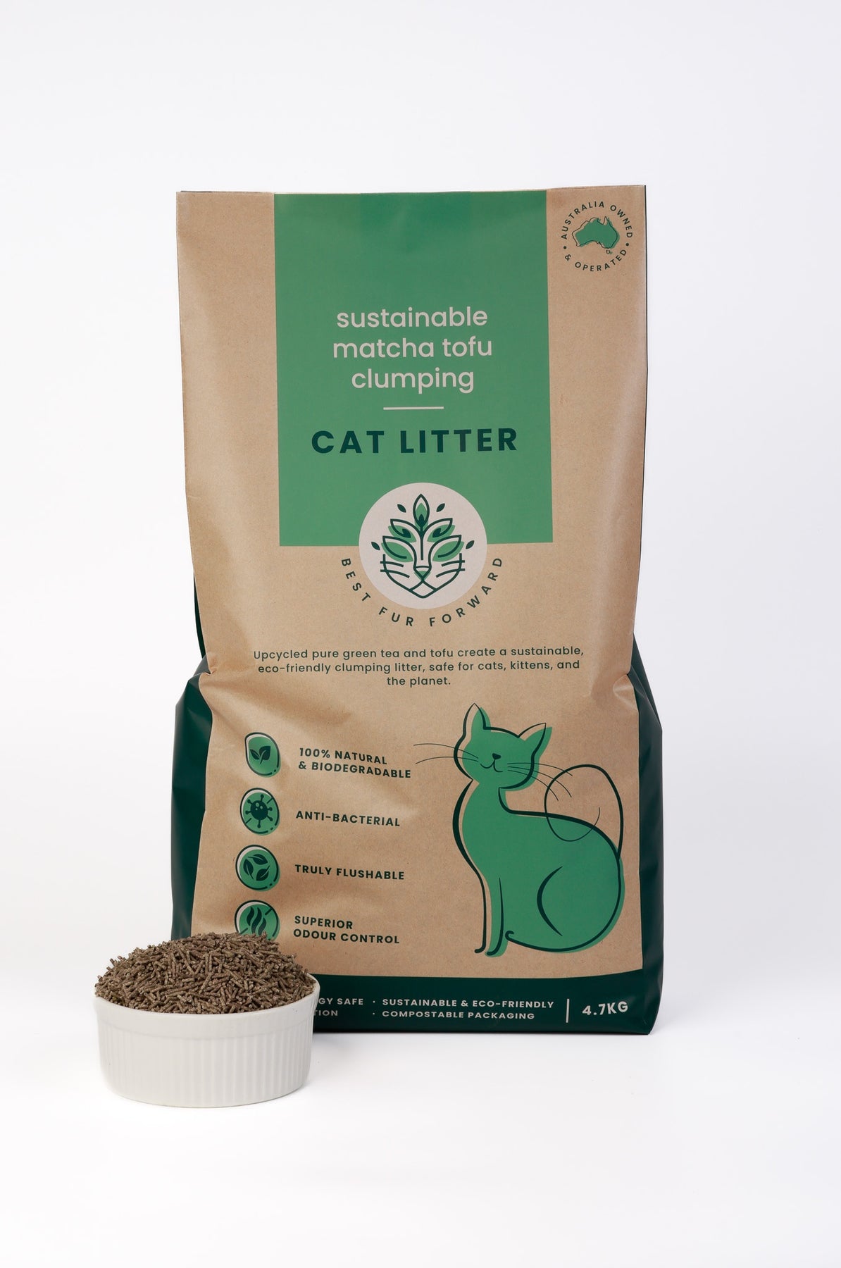 MATCHA tofu cat litter | Australia's First | Vet developed for Purpose ...