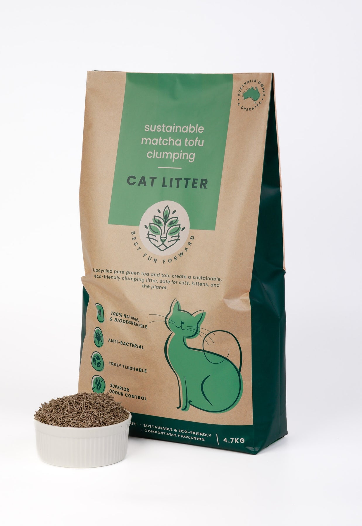 MATCHA tofu cat litter | Australia's First | Vet developed for Purpose ...